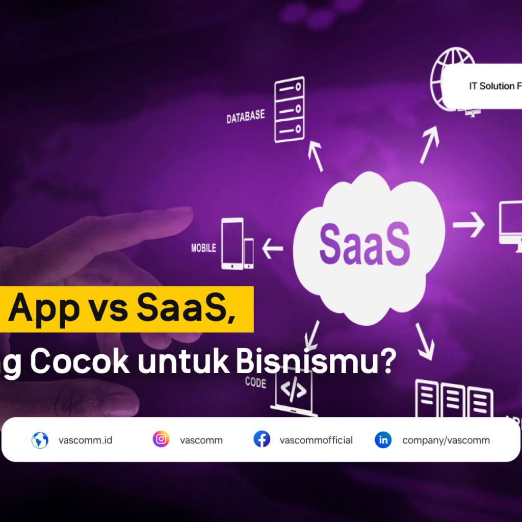 Custom App vs SaaS, Mana yang Cocok untuk Bisnismu?